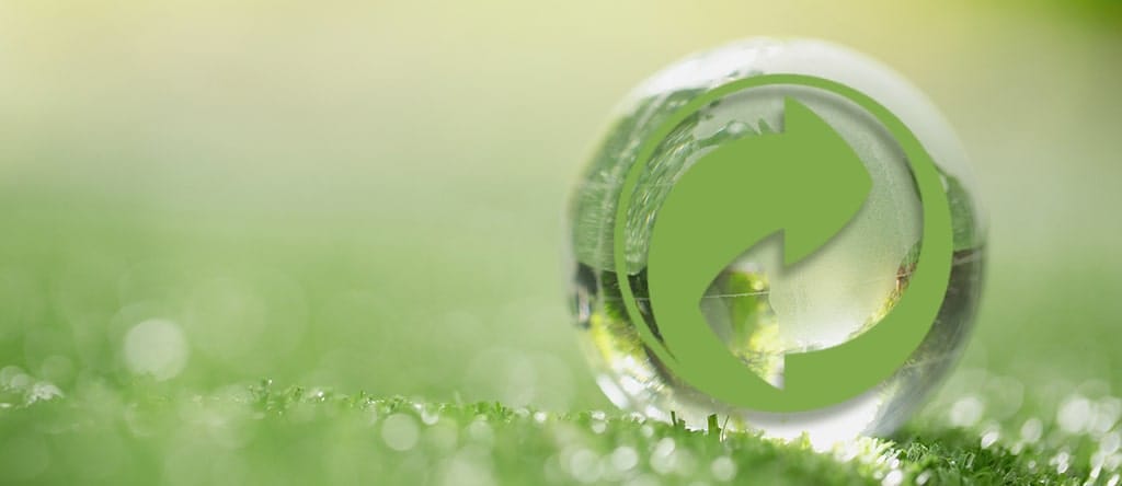 What does the Green Point symbol on balloon packaging mean?